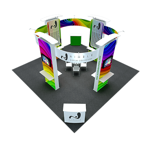 Island Trade Show Booths - Custom Made Trade Show Booths