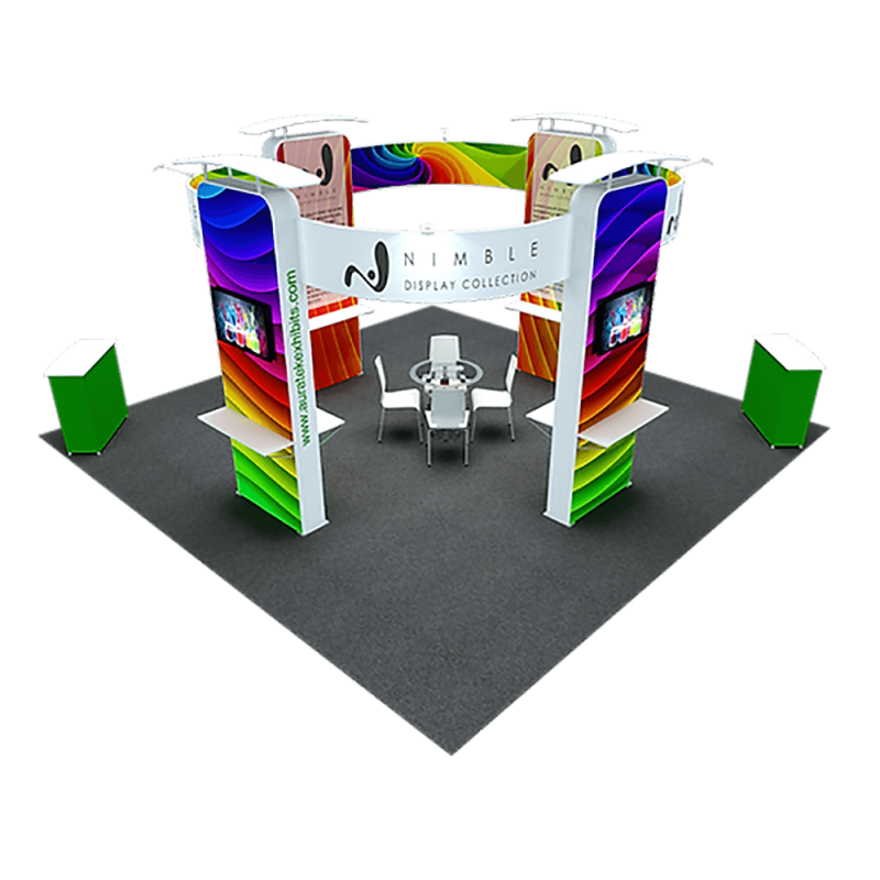 Island Trade Show Booths - Custom Made Trade Show Booths
