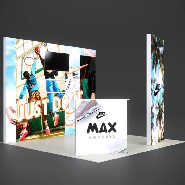Backlit Displays - Custom Made Trade Show Booths
